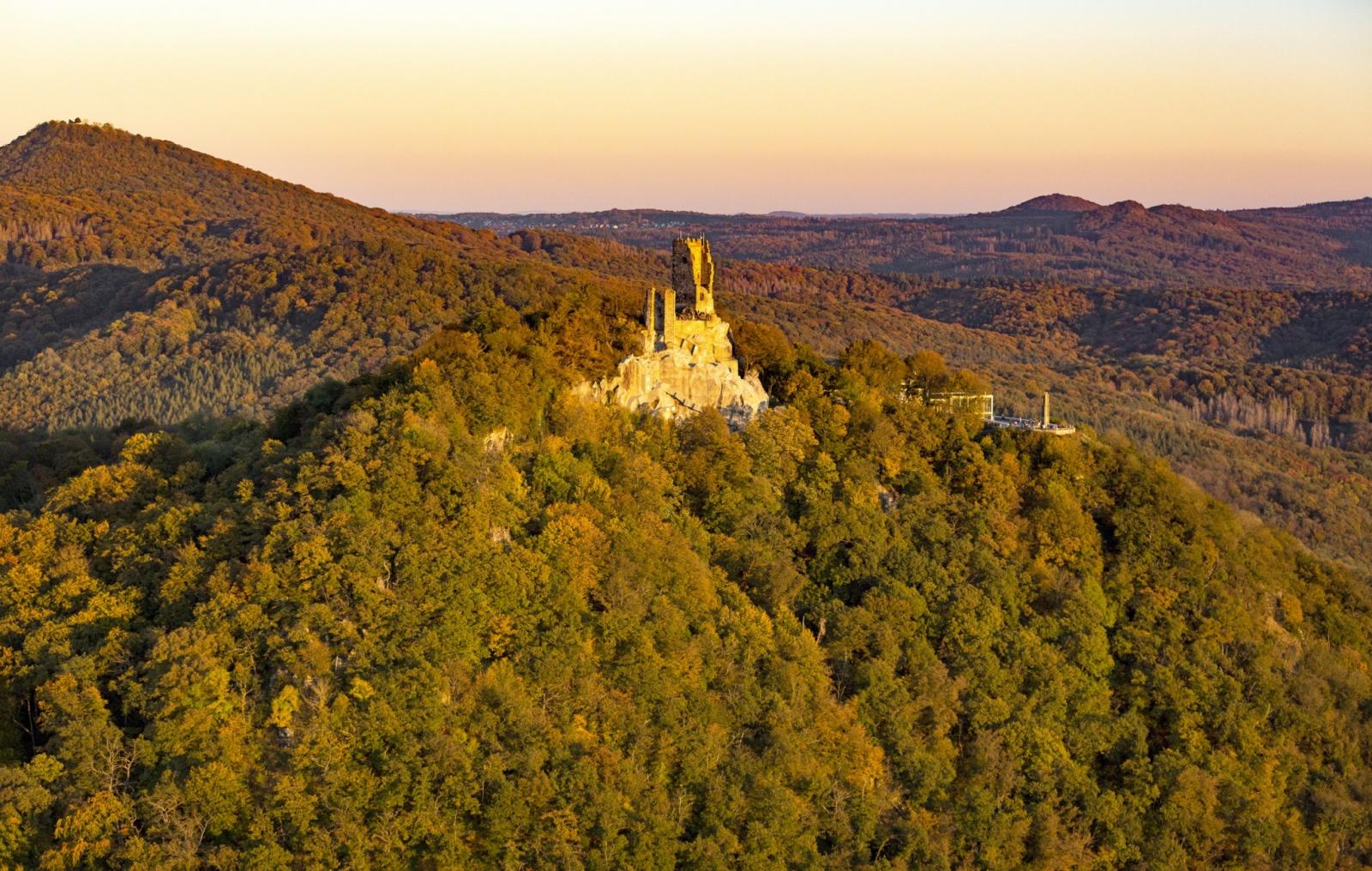 Burgruine Drachenfels Königswinter, Architektur - baukunst-nrw